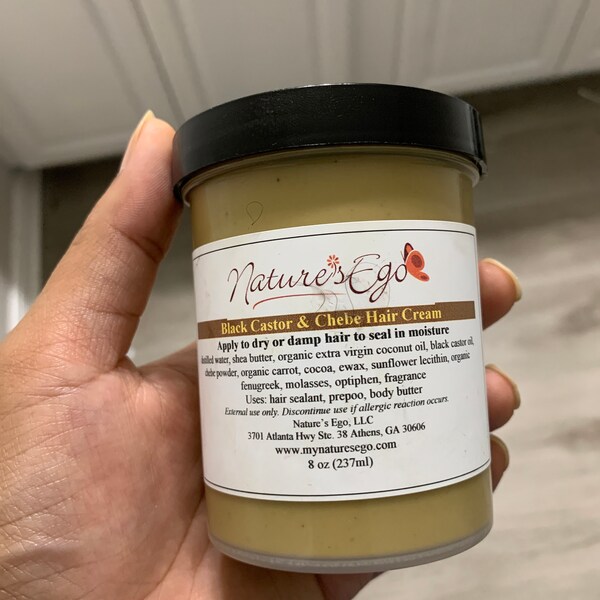 Black Castor Oil & Chebe Hair Cream chebe Powder, Chad, Molasses ...