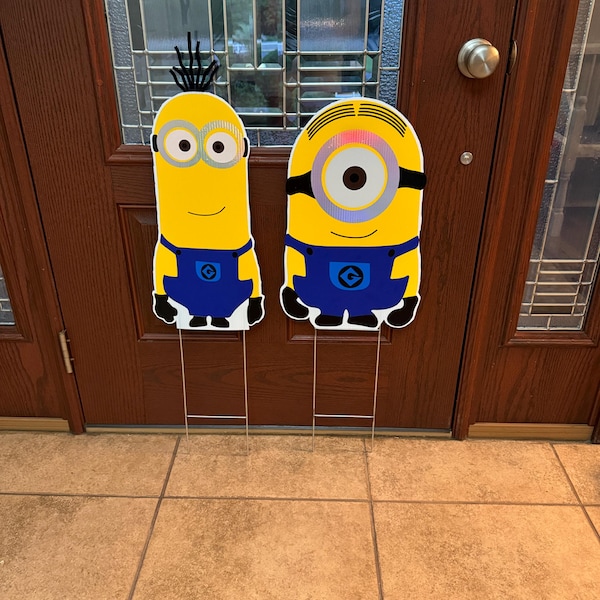 Pack Minions Svg Layered, Stuart, Kevin, Tom, Decal, SVG, PNG, DXF - Etsy
