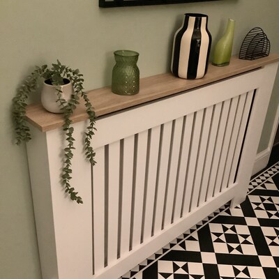 Oak Top Custom Radiator Cover - Etsy UK