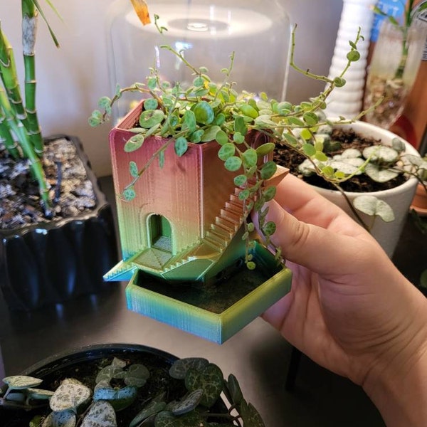 Medium Sized Golf Ball Themed Planter With Drainage - Etsy