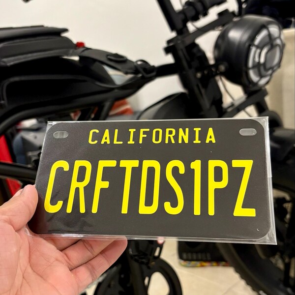 Custom Colombian License Plate for Cars, Trucks, Motorcycles, Bicycles ...
