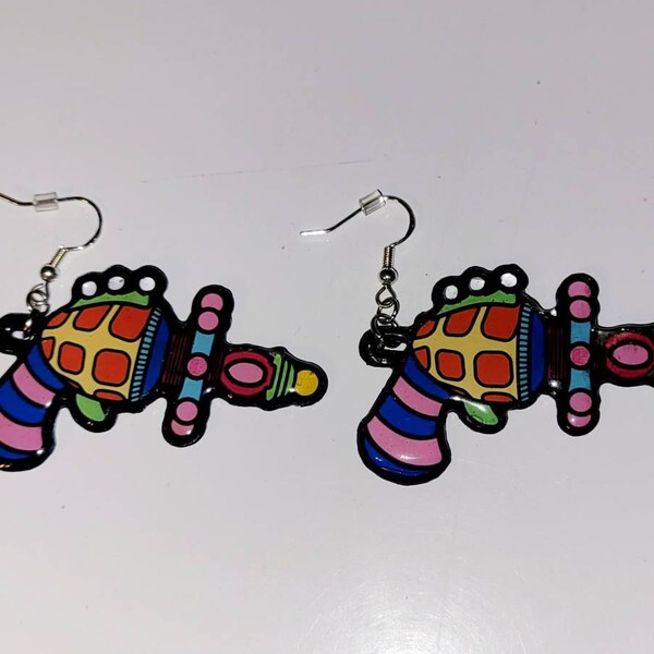 Women's Red Swirl Dress Inspired by Mars Attacks Printed Stretch Fabric ...