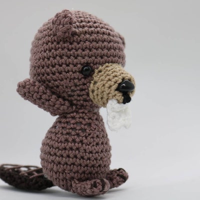 PATTERN: Boone the Beaver Crochet Beaver Pattern Amigurumi Beaver ...