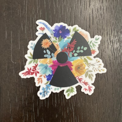 Radiology Sticker Xray Sticker Floral Radiation Sticker Tumbler Sticker ...