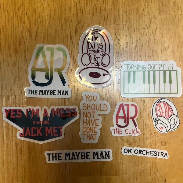 AJR Living Room Stickers - Etsy