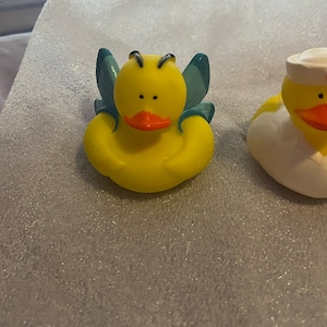 Yellow Food Themed Rubber Duck Ducks Hamburger Taco Hot Dog Fries ...
