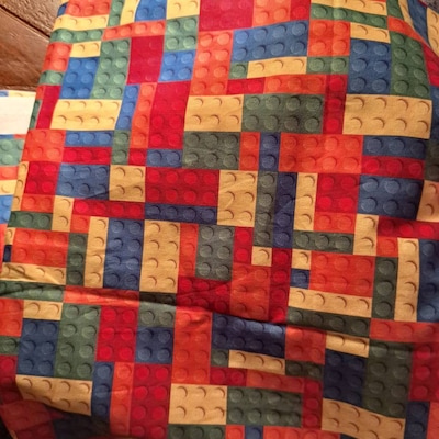 Building Blocks Fabric Construction Toy Bricks Fabric Kids Games Cotton ...