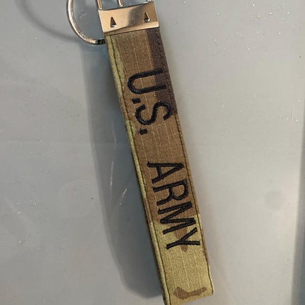 Military Keychain, Personalized Military Gift, ROTC, JROTC, Monogram ...