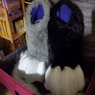 DIGITAL Digitigrade Fursuit Feet Paws Pattern for Fursuits PDF Download ...