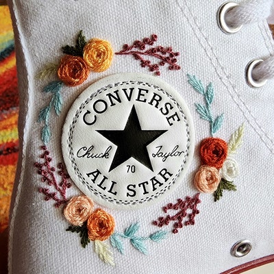 Embroidered Converse/ Converse Custom Constellation Embroidery - Etsy
