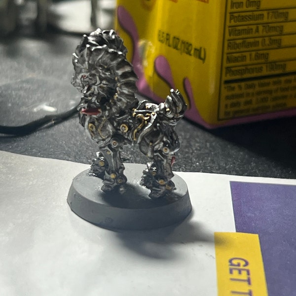 Steel Defender Ram Miniature for Dungeons and Dragons - Etsy