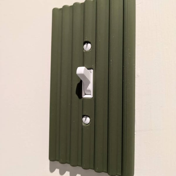 Minimalist 3D Printed Combination Decorator Style and Toggle Style ...