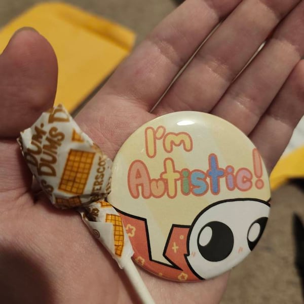 TBH Autism Creature YIPPEE "i'm Autistic!" Pins/buttons (2.25 IN) - Etsy