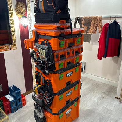 Milwaukee Packout Toolbox Lid Bit Storage, Packout Mods, Packout Bit ...