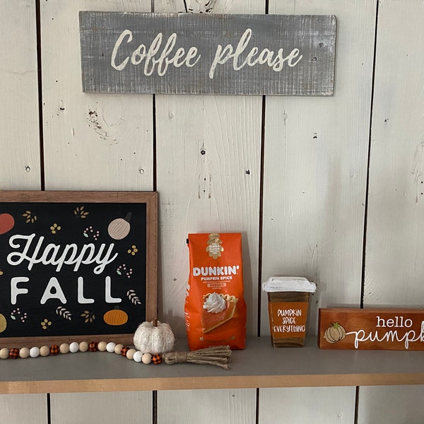 My Cup Runneth Over Coffee Cup, Coffee Bar Decor, Wooden Coffee Mug ...