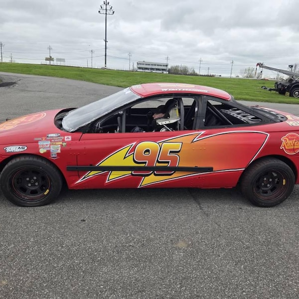 Lightning Mcqueen Decals 48" - Etsy