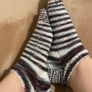 Easy Basic Shorty Sock Knitting Pattern Set - Etsy