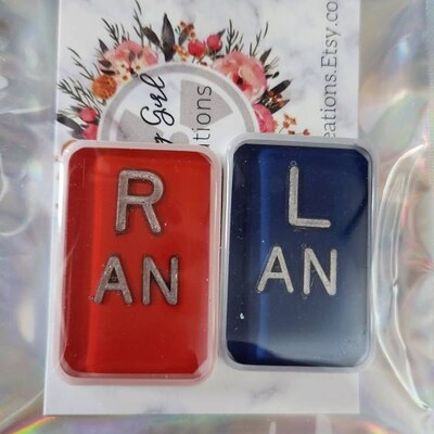 Solid Color X-ray Marker Set White Border Xray Markers Glitter X-ray ...