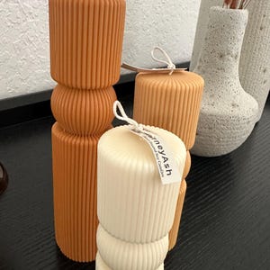 O Shaped Candle, Ribbed Candle, Circle Candle, Home Decor Candle ...