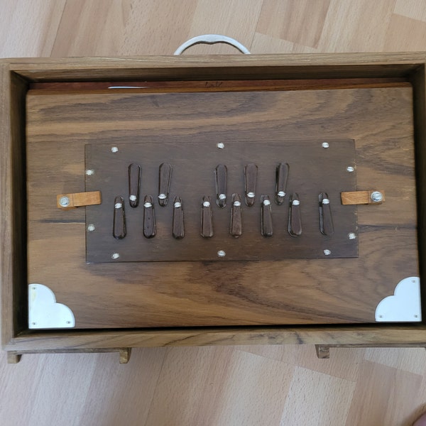 Shruti Box Pure Teak Wood With Wooden Keys 440hz and 432hz Sur Pete ...