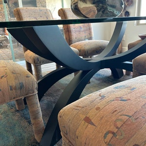 Dining Table Legs With Unique Tree Design. Premium Quality Made With ...