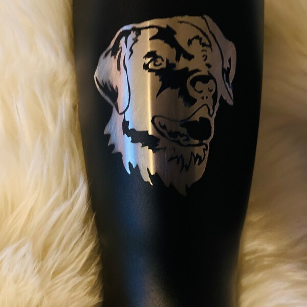 Black / Brown Labrador Retriever Svg Lab Dog Vector Line Drawing ...