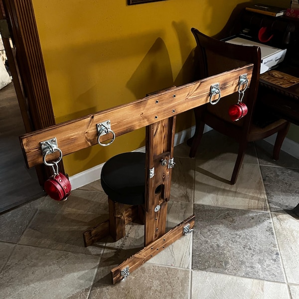 Wooden BDSM Ankle and Wrist Restraining Stocks Pillory - Etsy