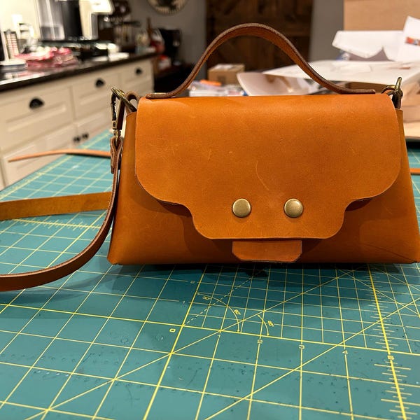 PDF Pattern Crossbody Bag , 2 Sizes Available / PDF Template / Leather ...