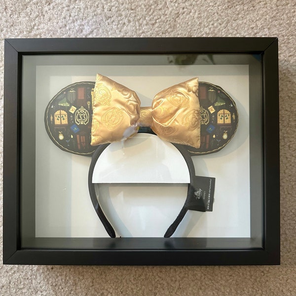 Disney Ears Glass Display, Minnie Ears Wall Holder, Disney Decor ...