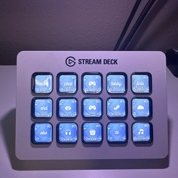 Glossy Stream Deck Icons | 100 Cute Gradient Minimal Icon Pack for ...