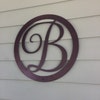 28 Inch Circle Monogram Metal Sign 28 Inch-round Monogram Metal Sign ...