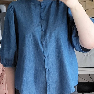 Anthea Blouse Dress PDF Sewing Pattern Sizes 00-22 - Etsy