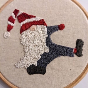 Girl in the Snow PDF Embroidery Pattern - Etsy