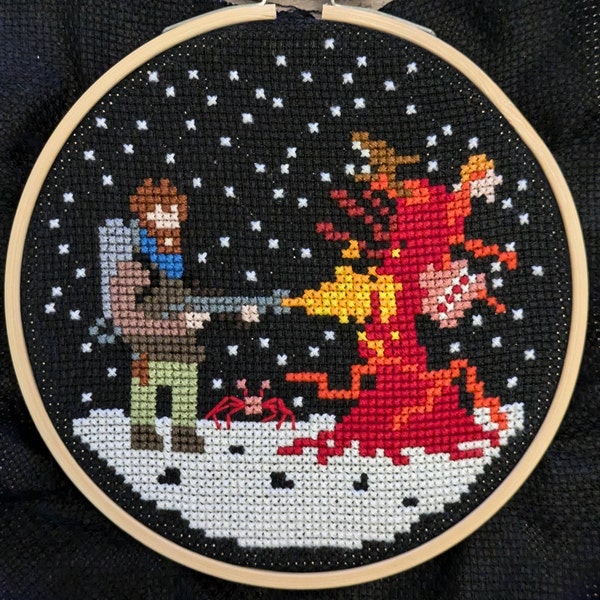 5" Macready and the Thing (the Thing) Cross Stitch Pattern - Etsy