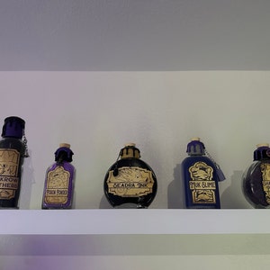 FINAL FANTASY Inspired ELIXIR Potion Bottle With Magical - Etsy