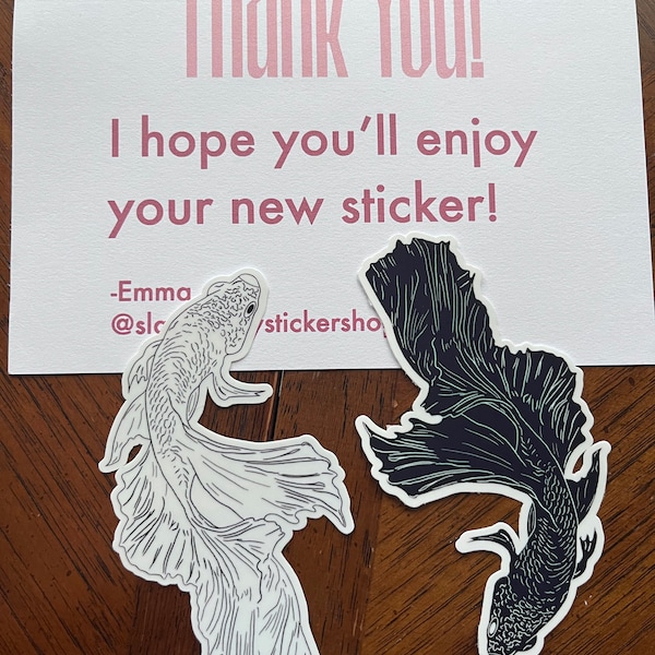 2pcs Stickers, Satosugu Stickers, Betta Fish Stickers, Jujutsu Stickers ...