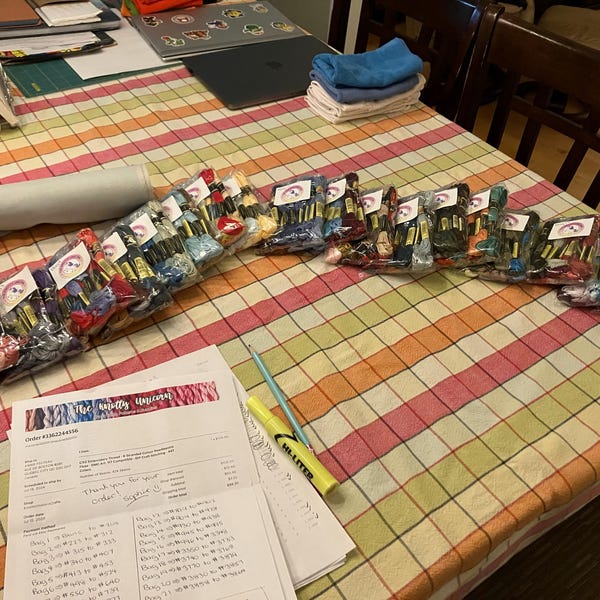 14 Count Gridded Aida Cloth - White Aida With Removable Grid Lines ...