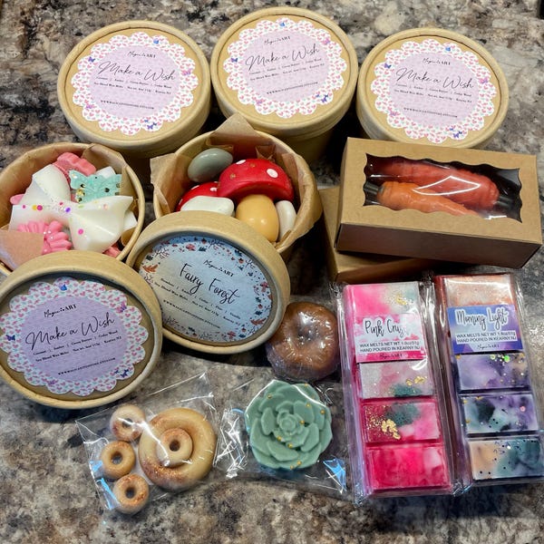 Bakery Box Wax Melts, Dessert Wax Melts, Cookies, Macarons, Waffles, S ...