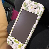Nintendo Switch Lite Skin Decal // Watercolor Greenery Leaf Custom ...