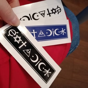 The ORIGINAL Eat A Dick Atheist Coexist Parody Removable Bumper Sticker ...