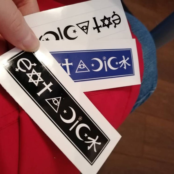 The ORIGINAL Eat A Dick - Atheist Coexist Parody Removable Bumper ...