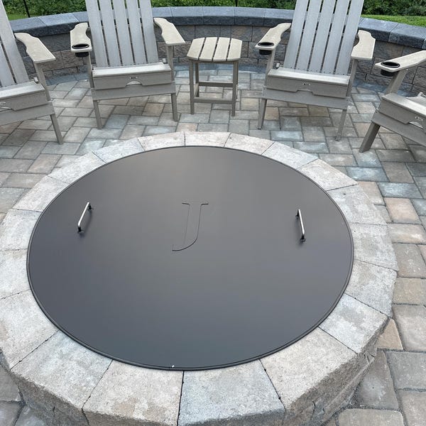 Lift off Dome Fire Pit Safety Screen 304 Stainless Mesh Steel, Round ...
