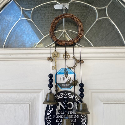 Witch Bells Wreath, Witch Bells for Door, Witch Bells Wind Chime, Door ...