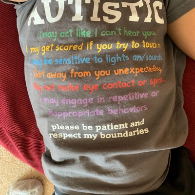Kids Autism T Shirt I Am Autistic Shirt Awareness T-shirt Spectrum ...
