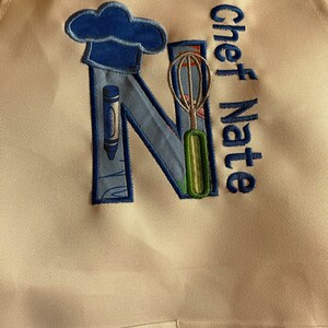 Chef Alphabet Embroidery Applique Design - Etsy