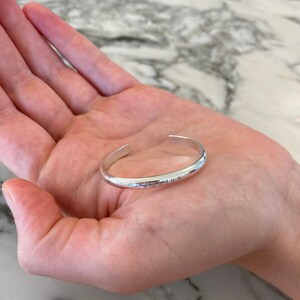 Baby, Toddler or Child's Sterling Silver Personalized Handstamped Cuff ...