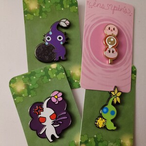 Purple Pikmin Inspired Hard Enamel Pin - Etsy