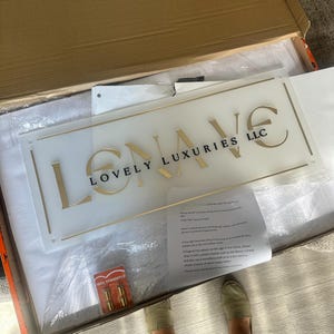 Unique Custom Made Business Sign for Your Company With Stand Offs ...