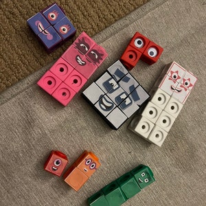 Alphablocks Face Stickers A-Z for 2cm Mathlinkcube/blocks A4 Stickers ...