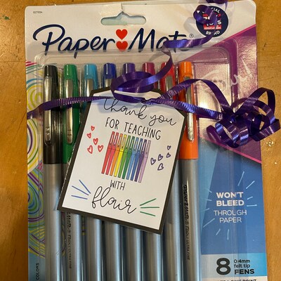 Printable Teacher Appreciation Pen Gift Tag, Teacher Appreciation Gift ...